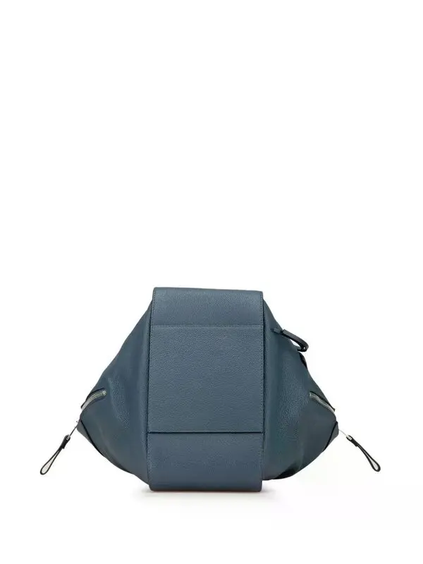 Loewe Small Leather Hammock Bag - Blue