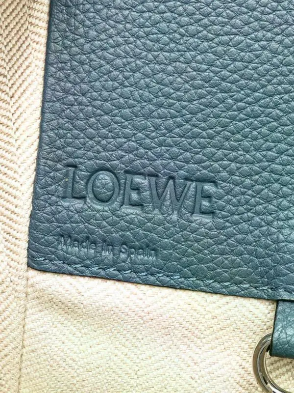Loewe Small Leather Hammock Bag - Blue