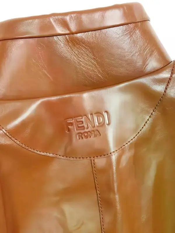Fendi 2020s Leather Jacket