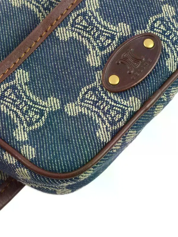Celine 1990-2000s Macadam-pattern Belt Bag