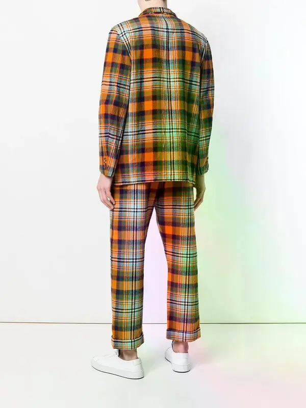 Comme Des Garçons 2000s Panelled Plaid Suit