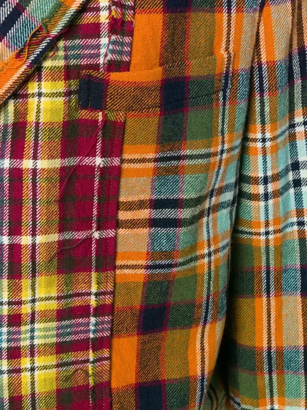 Comme Des Garçons 2000s Panelled Plaid Suit