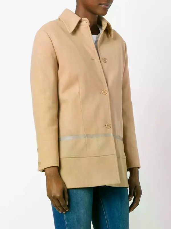 Helmut Lang Single-breasted Wool Coat
