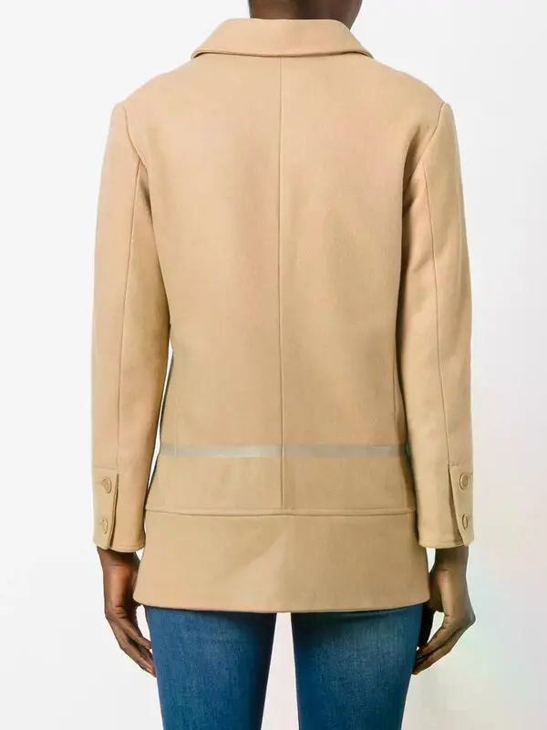 Helmut Lang Single-breasted Wool Coat