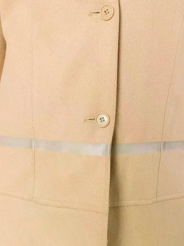Helmut Lang Single-breasted Wool Coat
