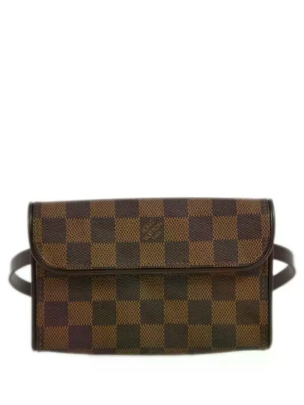 LOUIS VUITTON Damier Ebène Pochette Florentine Belt Bag