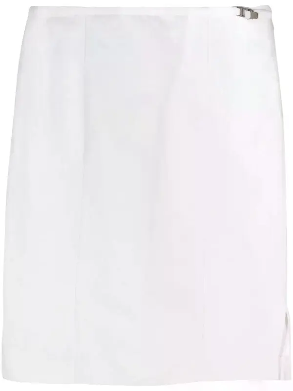 Gucci 2000s Midi Denim Skirt - Neutrals