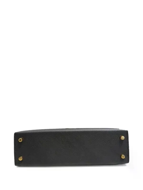 Hermès 2024 Mini Kelly Sellier 20 Epsom Leather Gold-hardware Tote Bag - Black