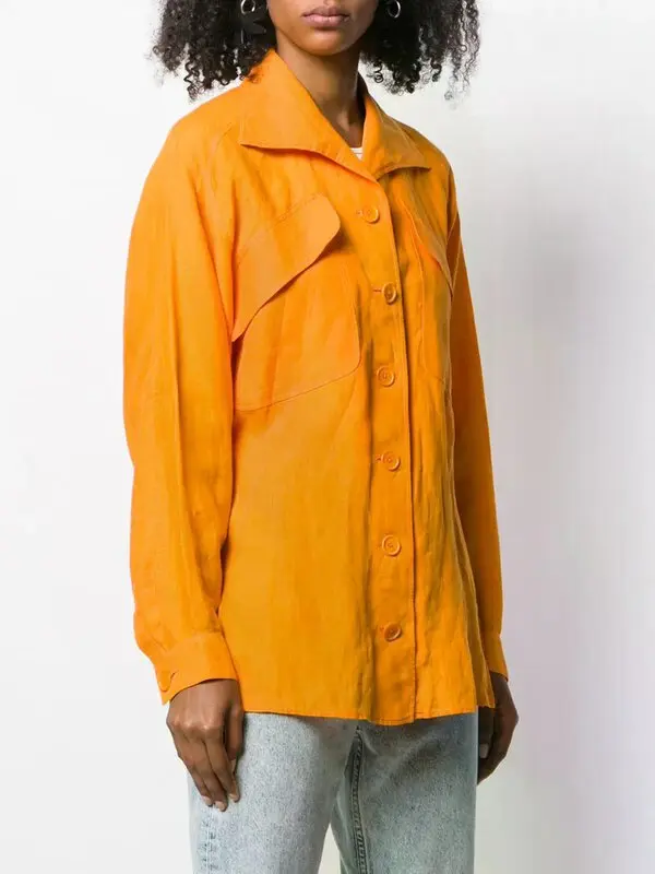 Hermès Linen Shirt With Oversized Pockets