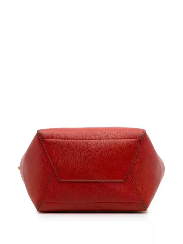 Celine 2018 Medium Leather Seau Sangle Bucket Bag