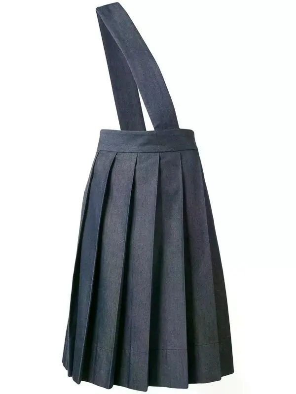 Comme Des Garçons 1997 Asymmetric Braced Skirt - Blue