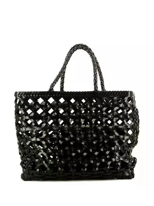 Dior Cannage Lady Tote Bag - Black