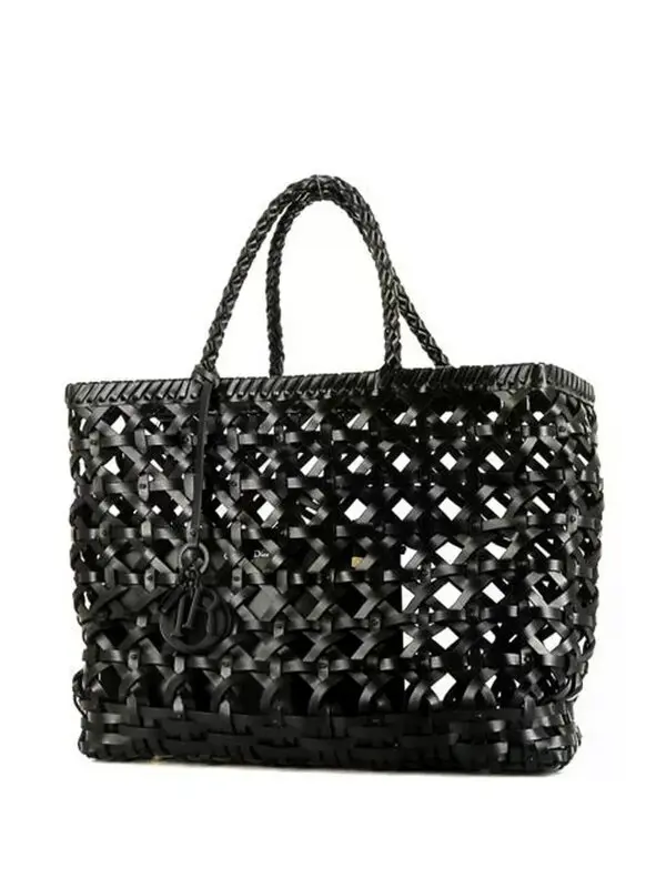 Dior Cannage Lady Tote Bag - Black