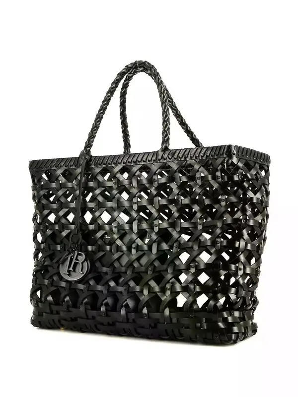 Dior Cannage Lady Tote Bag - Black