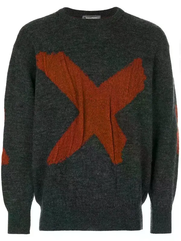 Issey Miyake Intarsia Wool-blend Jumper