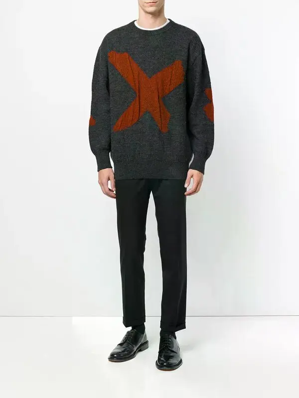 Issey Miyake Intarsia Wool-blend Jumper