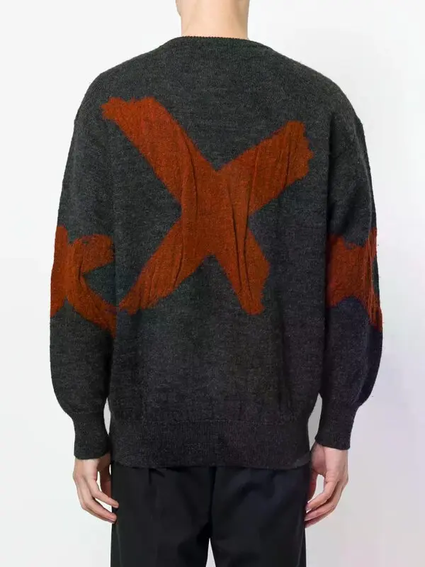 Issey Miyake Intarsia Wool-blend Jumper
