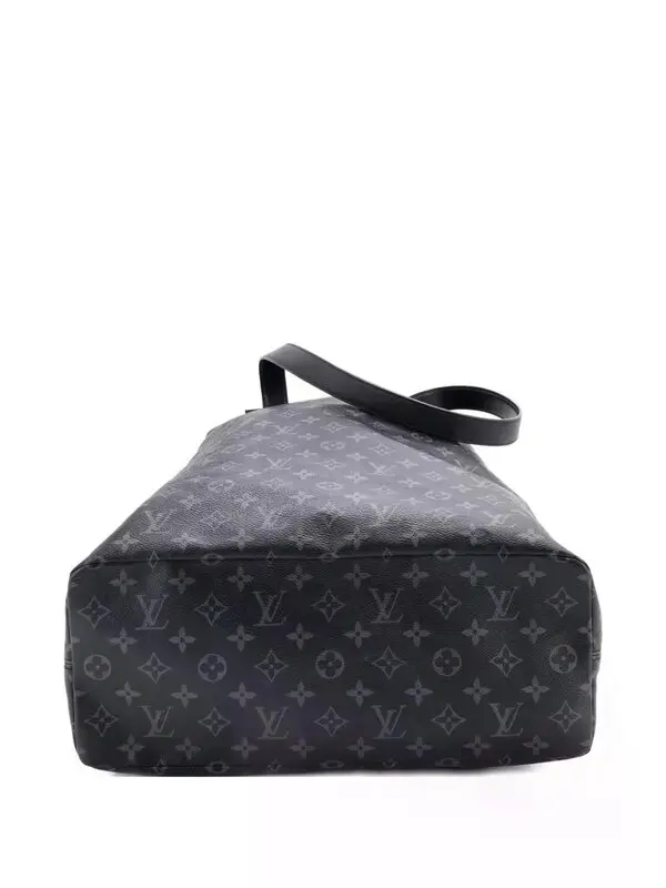 LOUIS VUITTON Cabas Light Drawstring Bag Monogram Eclipse Canvas