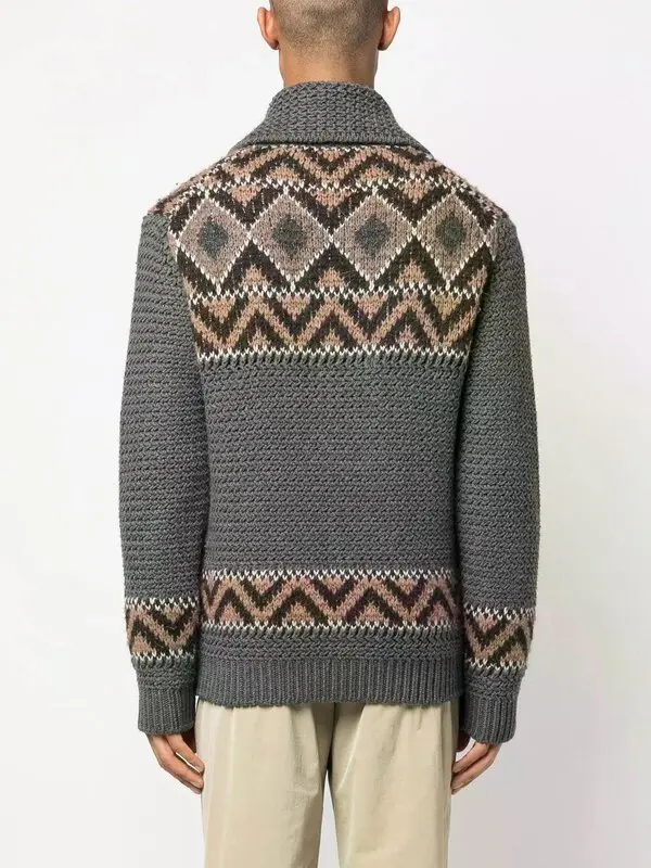 Gucci 2000s Zigzag Pattern Jumper