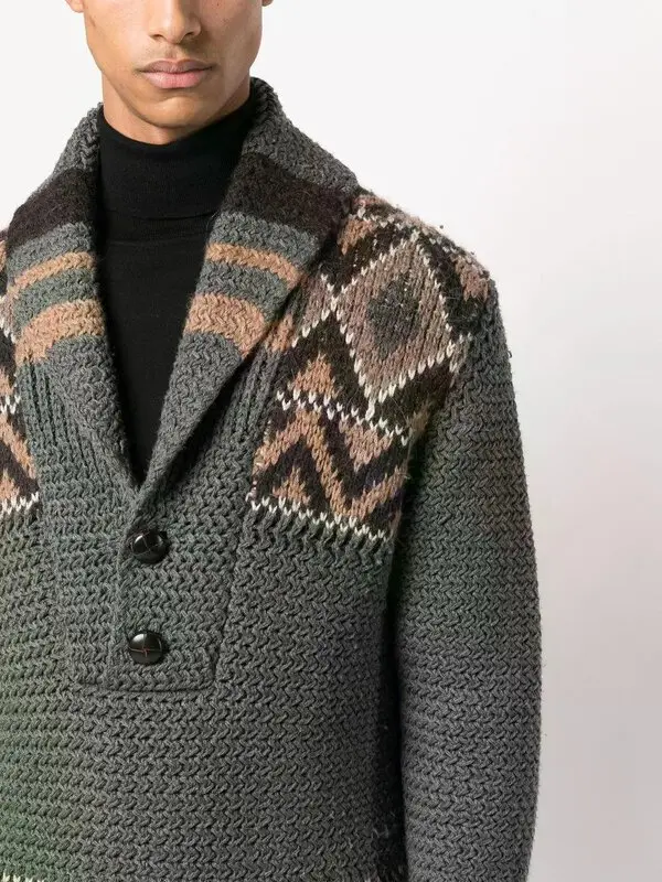 Gucci 2000s Zigzag Pattern Jumper