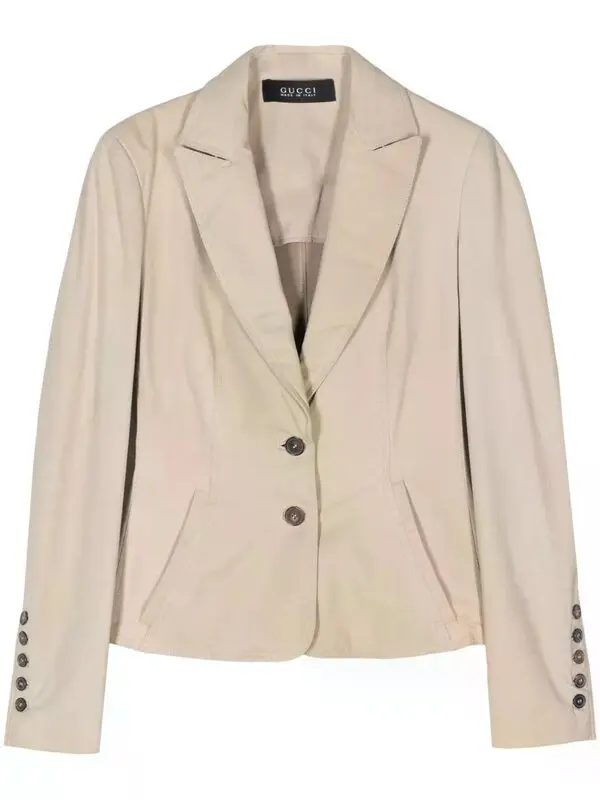 Gucci 2000s Leather Jacket