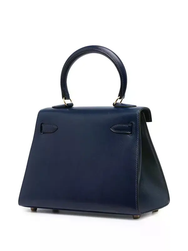 Hermès 1995 Kelly Sellier 20 Bag - Blue