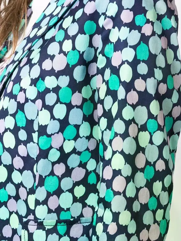 Celine 1980s Floral Blazer