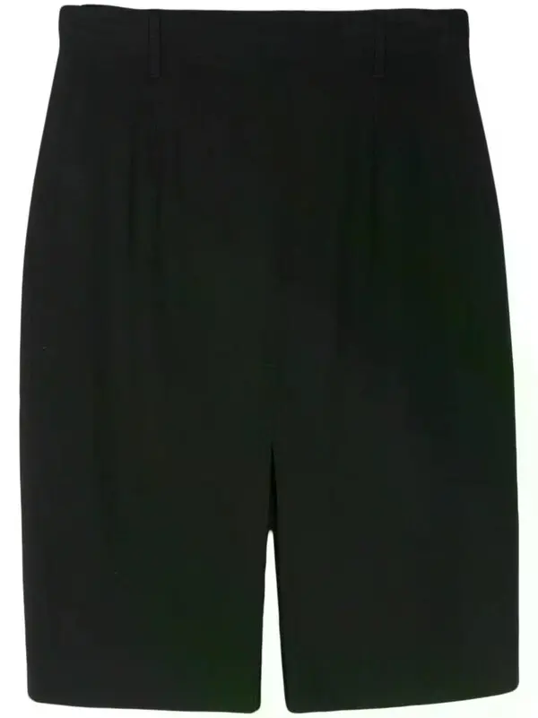 JEAN PAUL GAULTIER 1990's Wool Pencil Skirt - Black