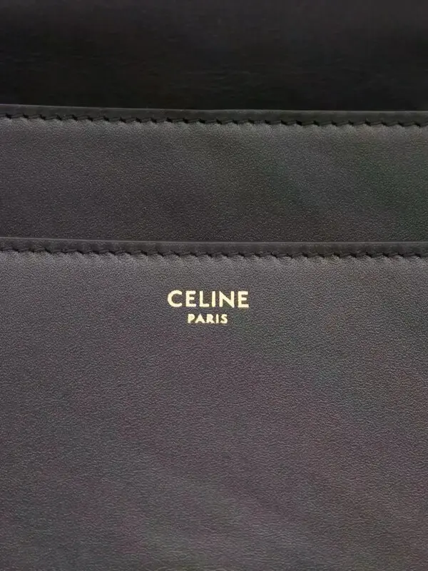 Celine Leather 16 Handbag - Black