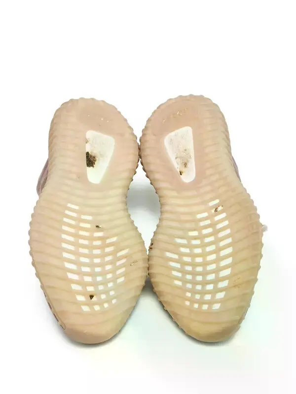 ADIDAS X YEEZY Mesh-patterned Lace-up Sneakers - Neutrals