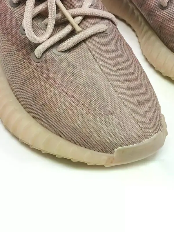ADIDAS X YEEZY Mesh-patterned Lace-up Sneakers - Neutrals