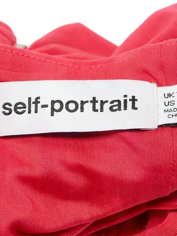 SELF-PORTRAIT Halterneck Cropped Top