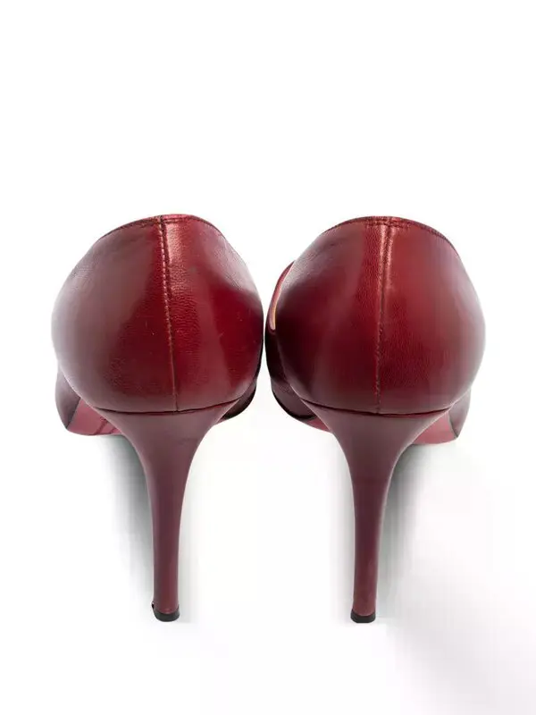 CHRISTIAN LOUBOUTIN Leather Stiletto Pumps - Red