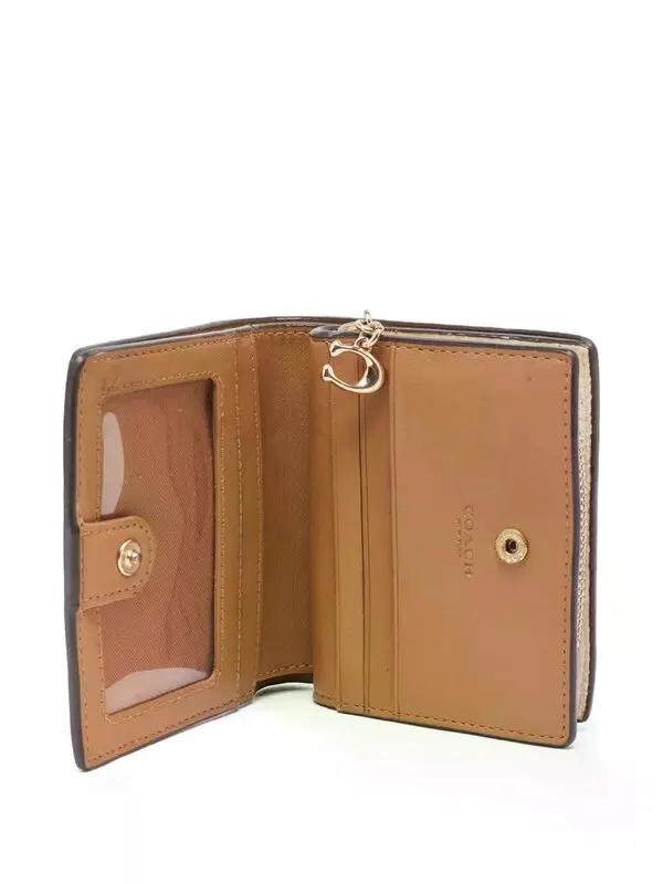 COACH VINTAGE Pre-owned Snap Textured Zip-around Wallet
