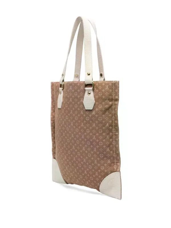 LOUIS VUITTON 2005 Mini Lin Monogram Canvas Tote Bag - Brown