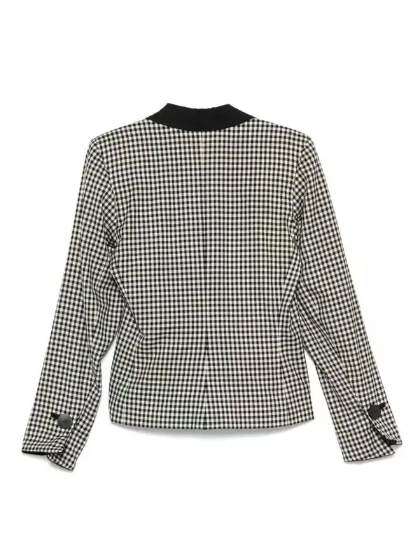 Saint Laurent Circa 1991 Checked Jacket