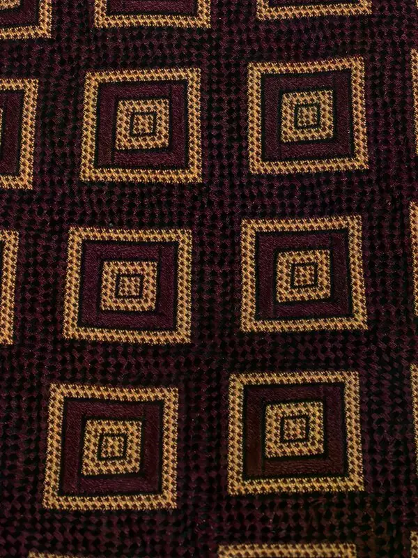 BOSS Geometric-patterned Neck Tie