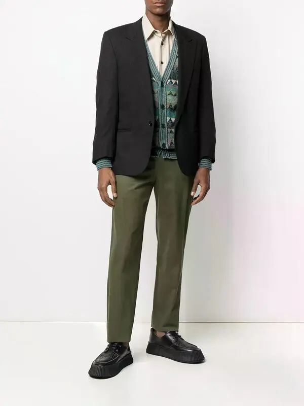 Missoni 1980s Tonal Check Pattern Blazer