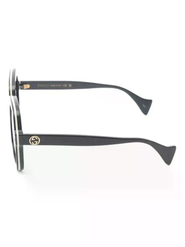 Gucci 2000s Geometric-frame Sunglasses