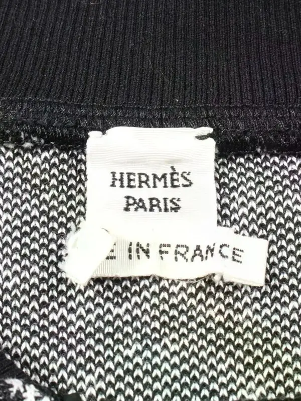 Hermès 2010s Patterned Half-zip Dress