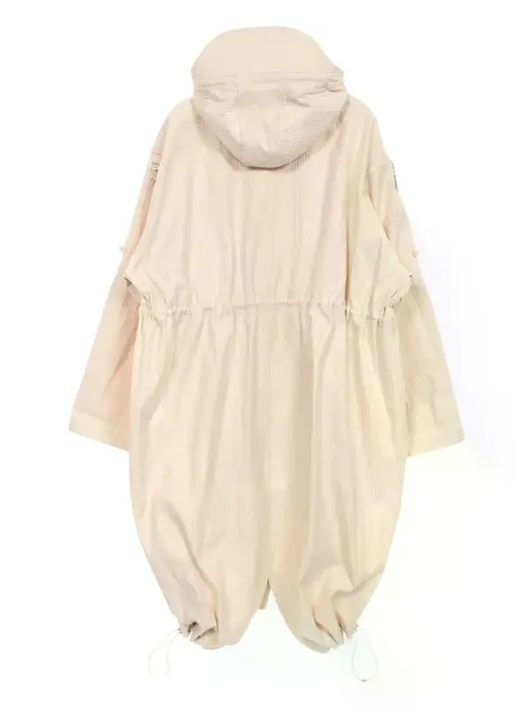 Hermès 2010s Hooded Buttoned Coat
