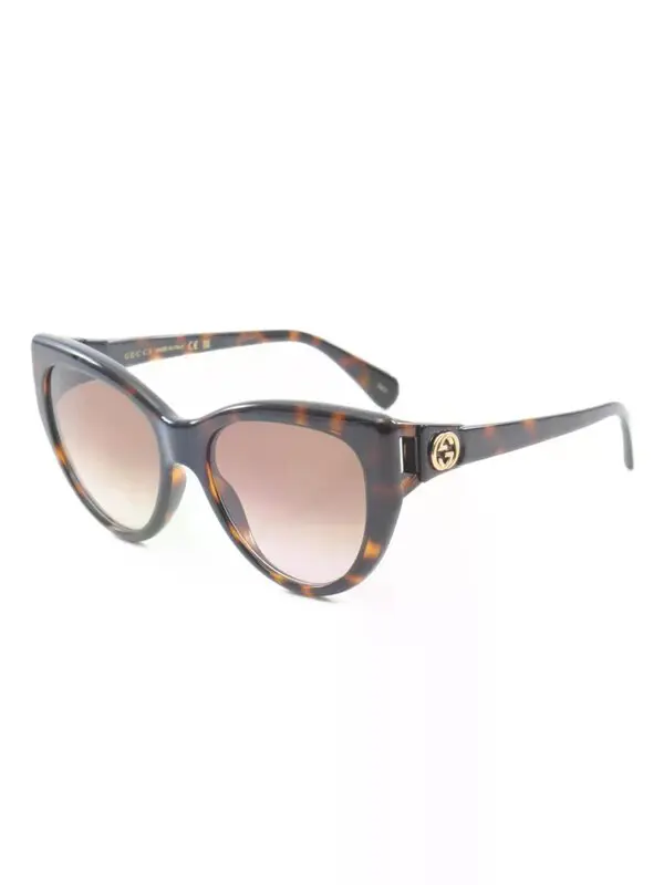 Gucci 2020s Tortoiseshell Cat-eye Sunglasses
