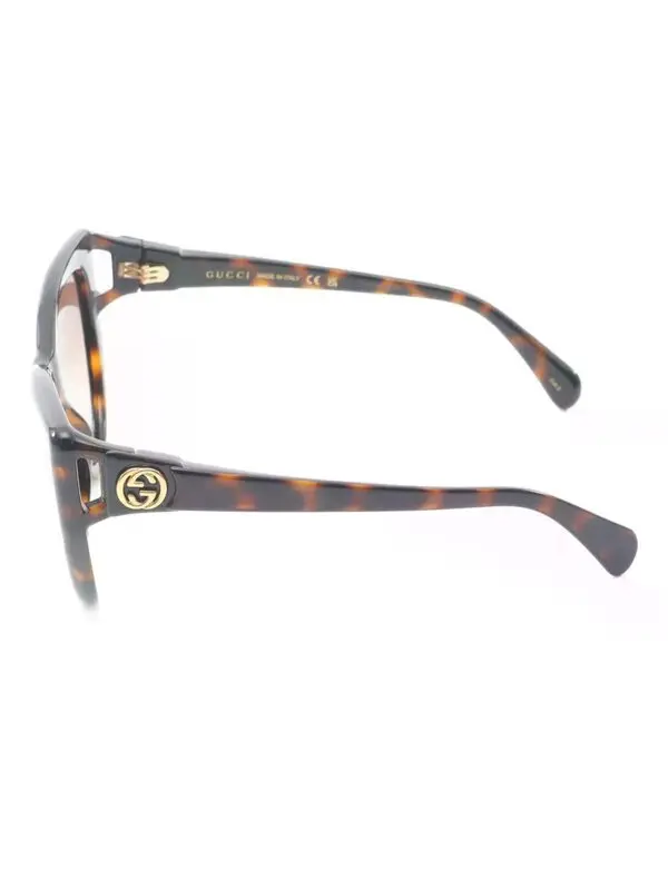 Gucci 2020s Tortoiseshell Cat-eye Sunglasses