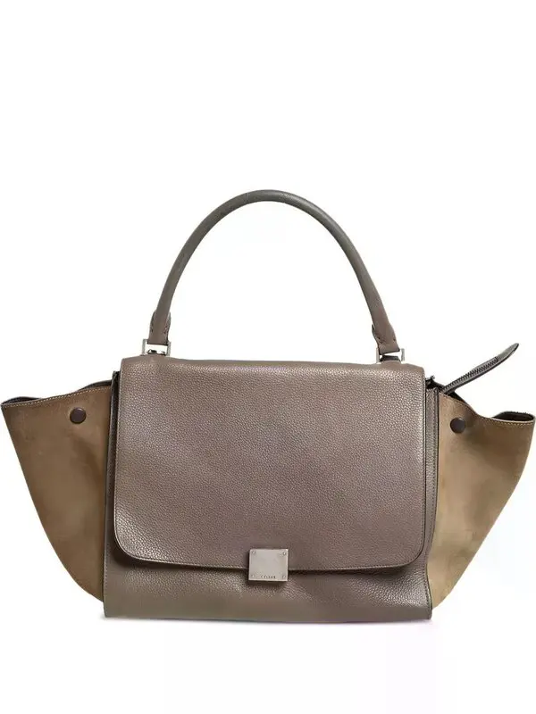 Celine Trapeze Tote Bag - Brown