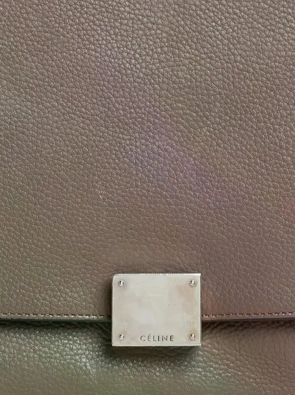 Celine Trapeze Tote Bag - Brown