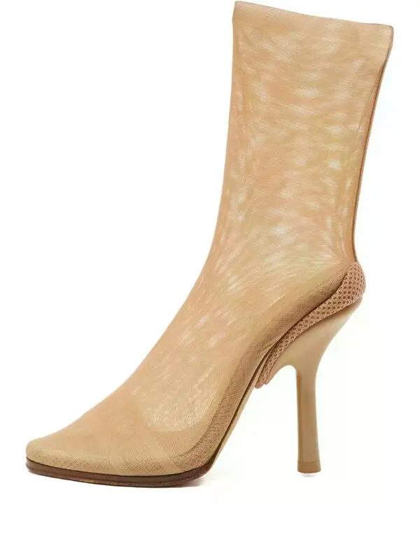 Burberry 110mm Mesh Ankle Boots