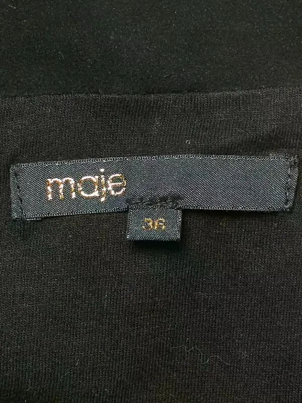 Maje Suede Studded Skirt