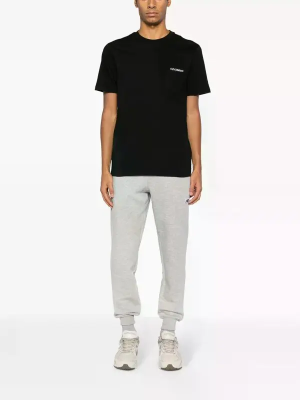 C.P. COMPANY Pre-owned Logo-print Patch-pocket Cotton T-shirt
