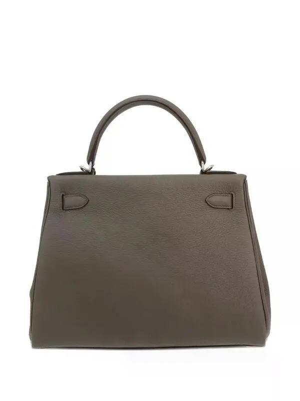 Hermès Kelly 28 Sellier Two-way Handbag - Grey