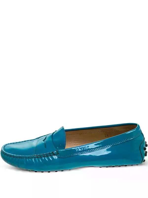 TOD'S Vintage 2023 Leather Loafers - Blue